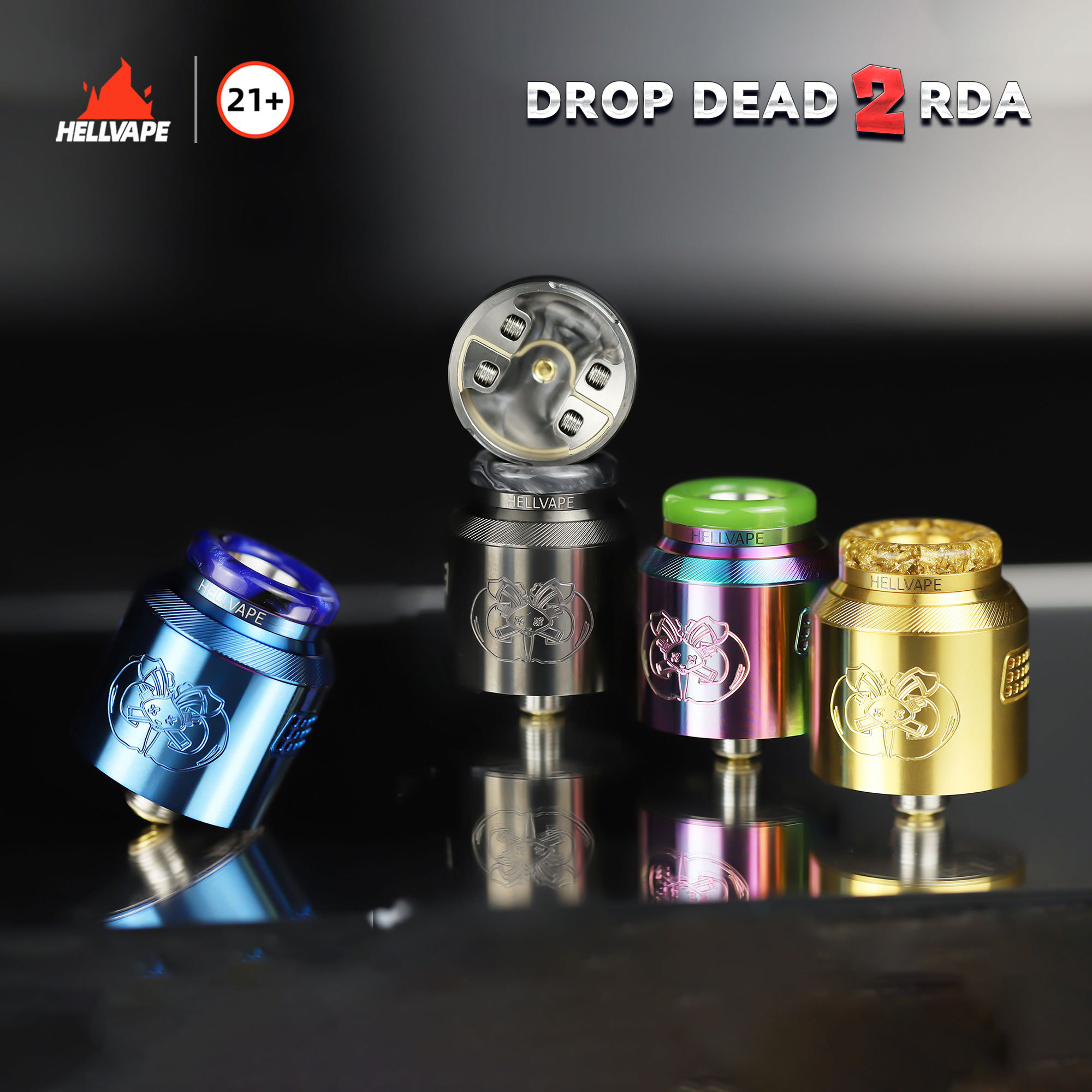 HellVape Drop Dead 2 RDA, rebuildable, diy, squonk